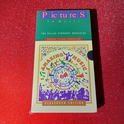 New Sealed VHS Amazing Music 2 Pictures In Music The Dallas Symphony ...