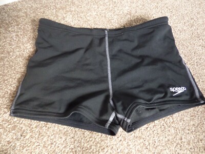 Speedo Endurance Boys Black Swimming Trunks 10 Years H140cm W64cm | eBay UK