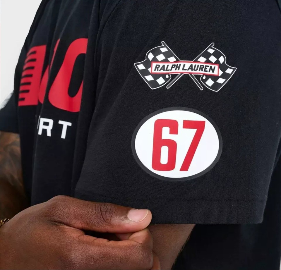 Polo Ralph Lauren Men's Classic Fit RL 67 Motorsport Racing T-Shirt ...