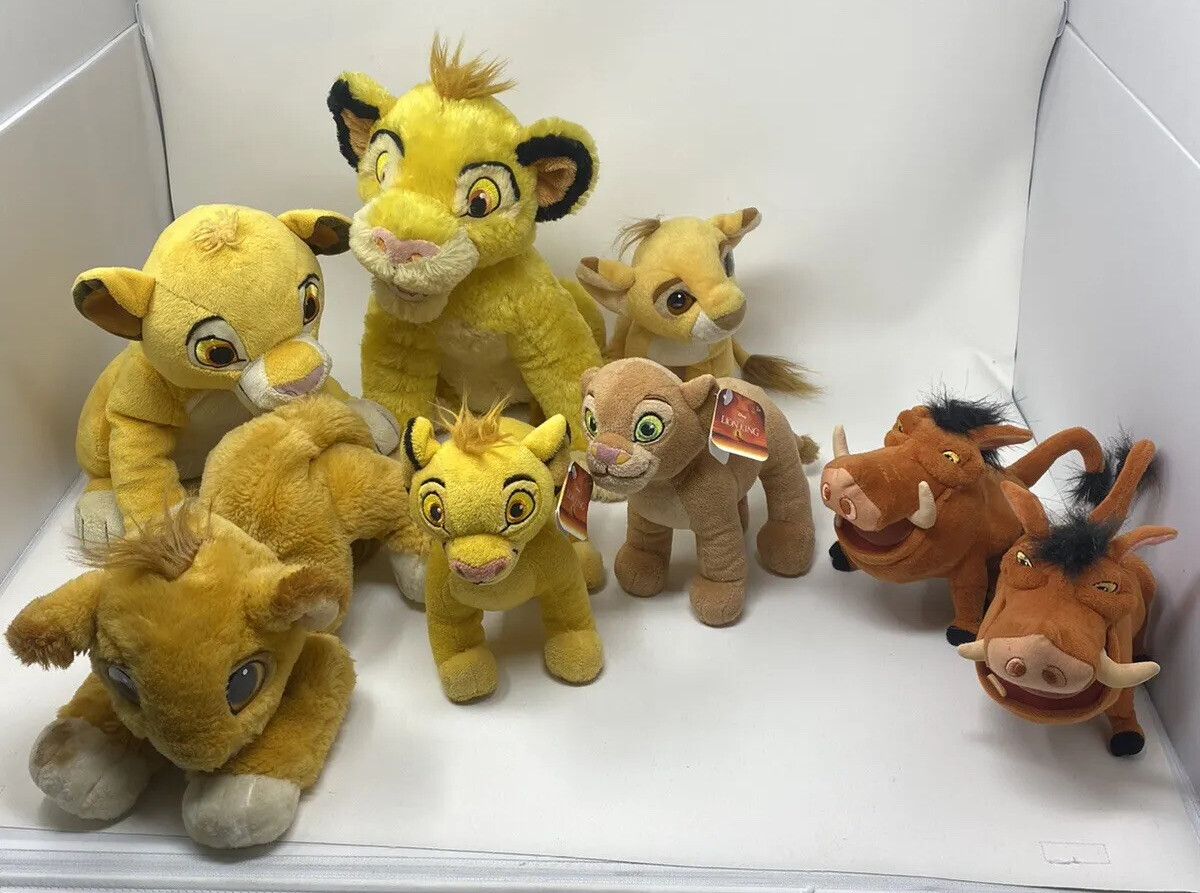 Lion King Plush Collection 8 Plush Dolls Talking Simba Ships Fast | eBay