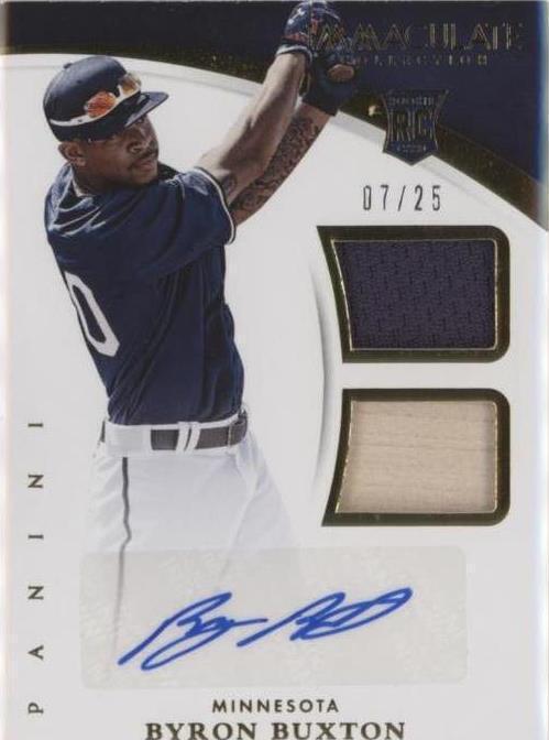 2015 Panini Immaculate Collection - Immaculate Auto Dual Materials ...