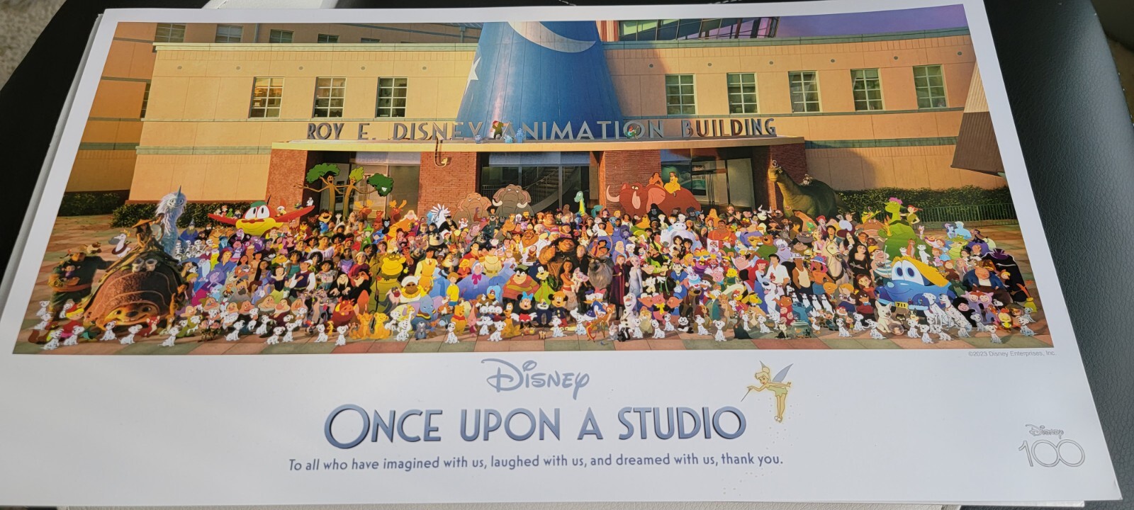 NEW Disney 100 Once Upon A Studio Lithograph Cast Exclusive Print | eBay