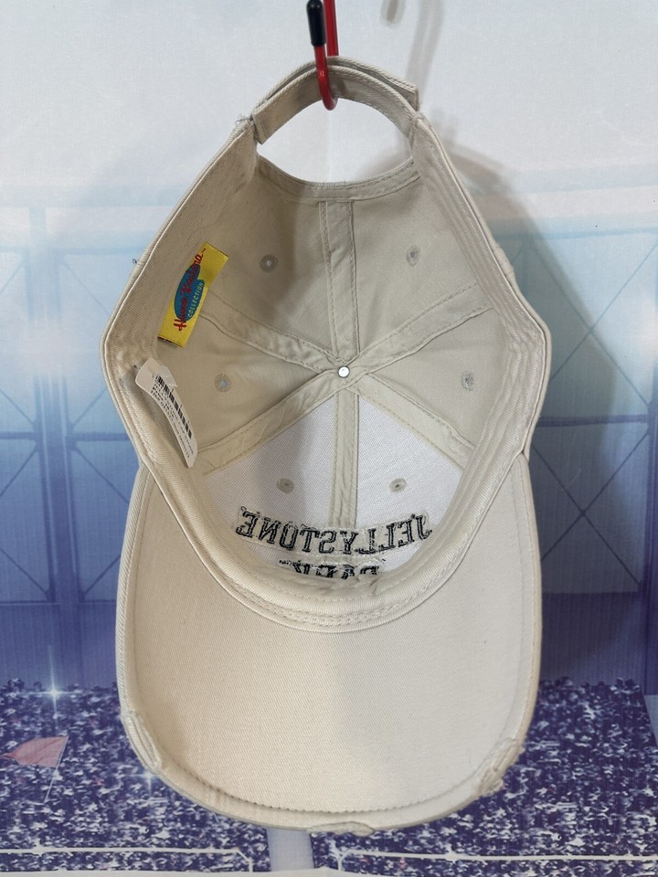 Jellystone Park Cap Hat Yogi Bear Hanna Barbera Beige Campground Paw ...