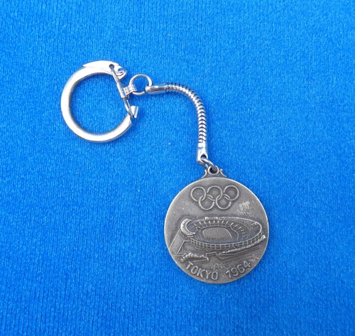 Nice Vintage Memorial of Tokyo Olympic Games 1964 Silver Keychain | eBay
