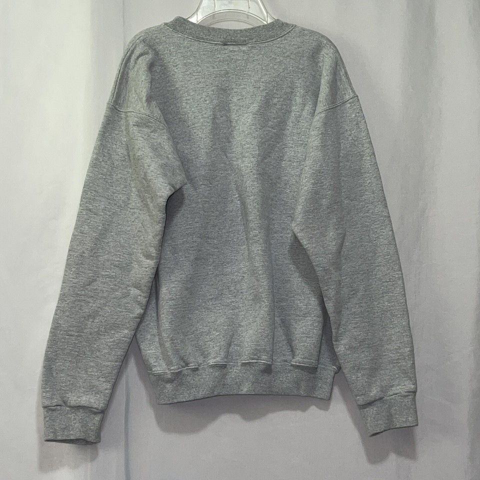 Bob Ross sweatshirt mens size small gray crew neck pullover euc e900 | eBay