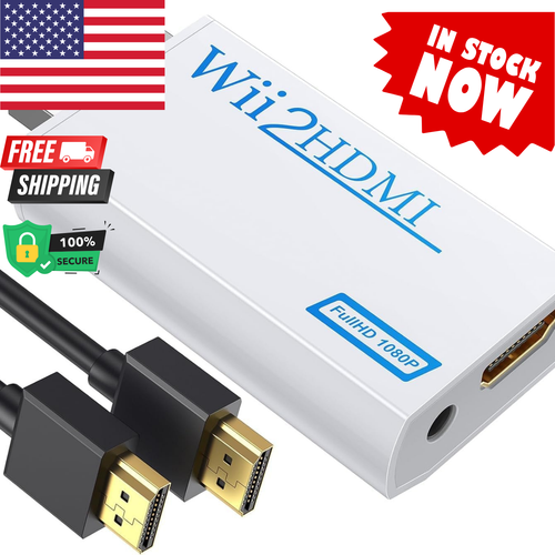 Wii to HDMI Adapter, WII to Hdmi Converter, Connect Wii Console to HDMI ...