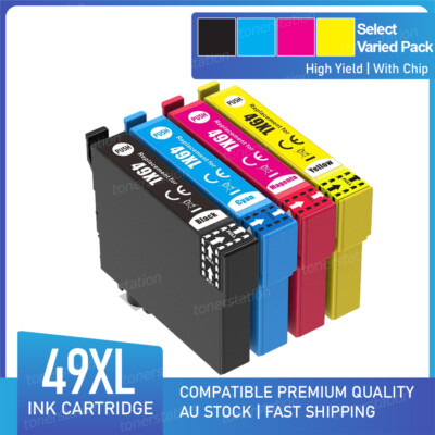 Non-OEM Ink Cartridge 49XL 49 XL for Epson Expression Home XP-2205 XP ...