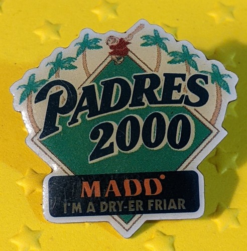 San Diego Padres Friar MADD I'm A Dry-er Frier Pins | eBay