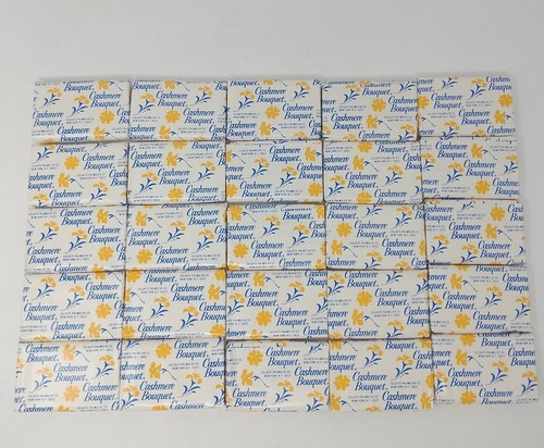 25 Cashmere Bouquet Mini Soap Bars Hotel Colgate Palmolive 2.5" NY Set ...