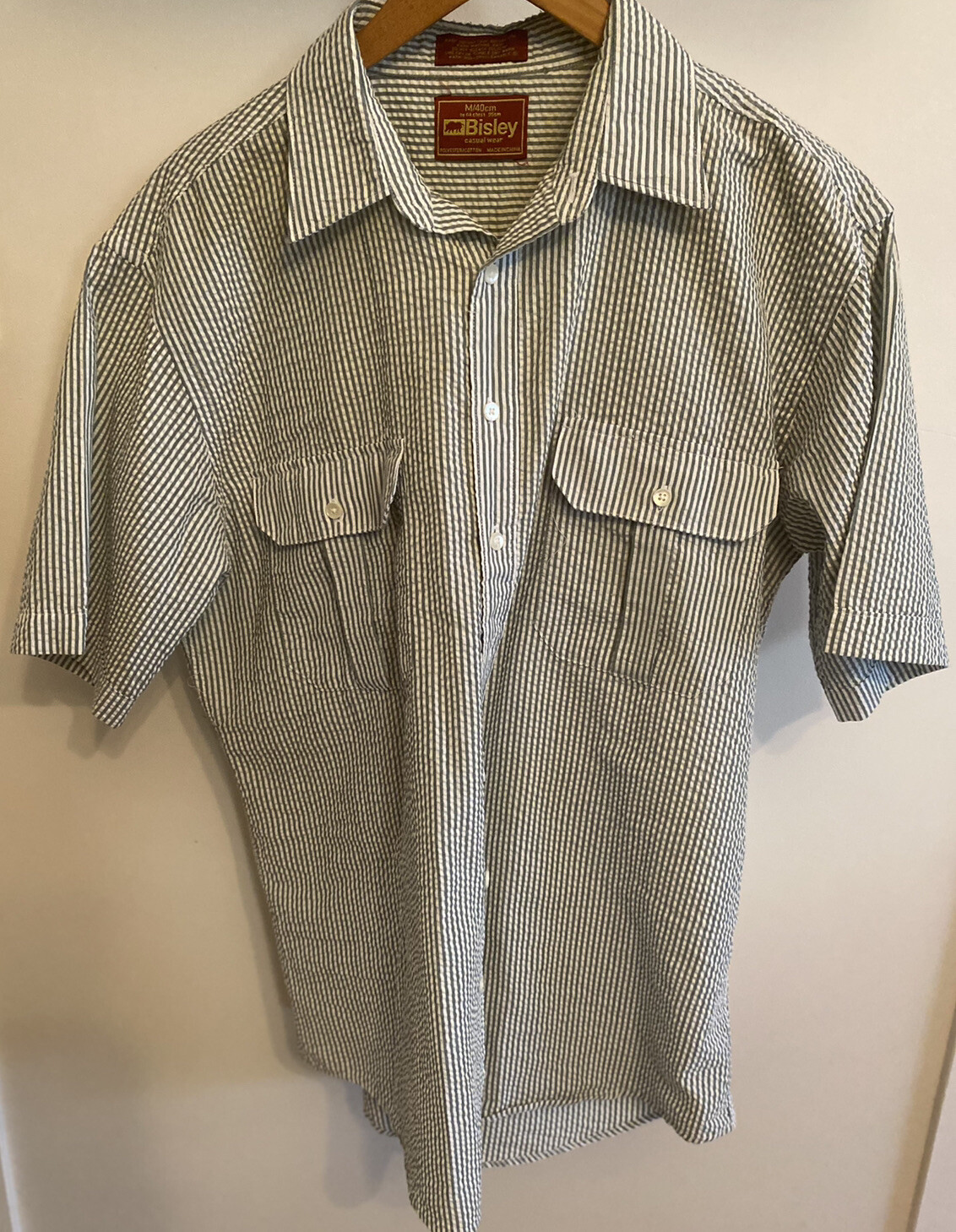 Bisley Casual Wear Men’s Shirt Size M Green Stripe | eBay