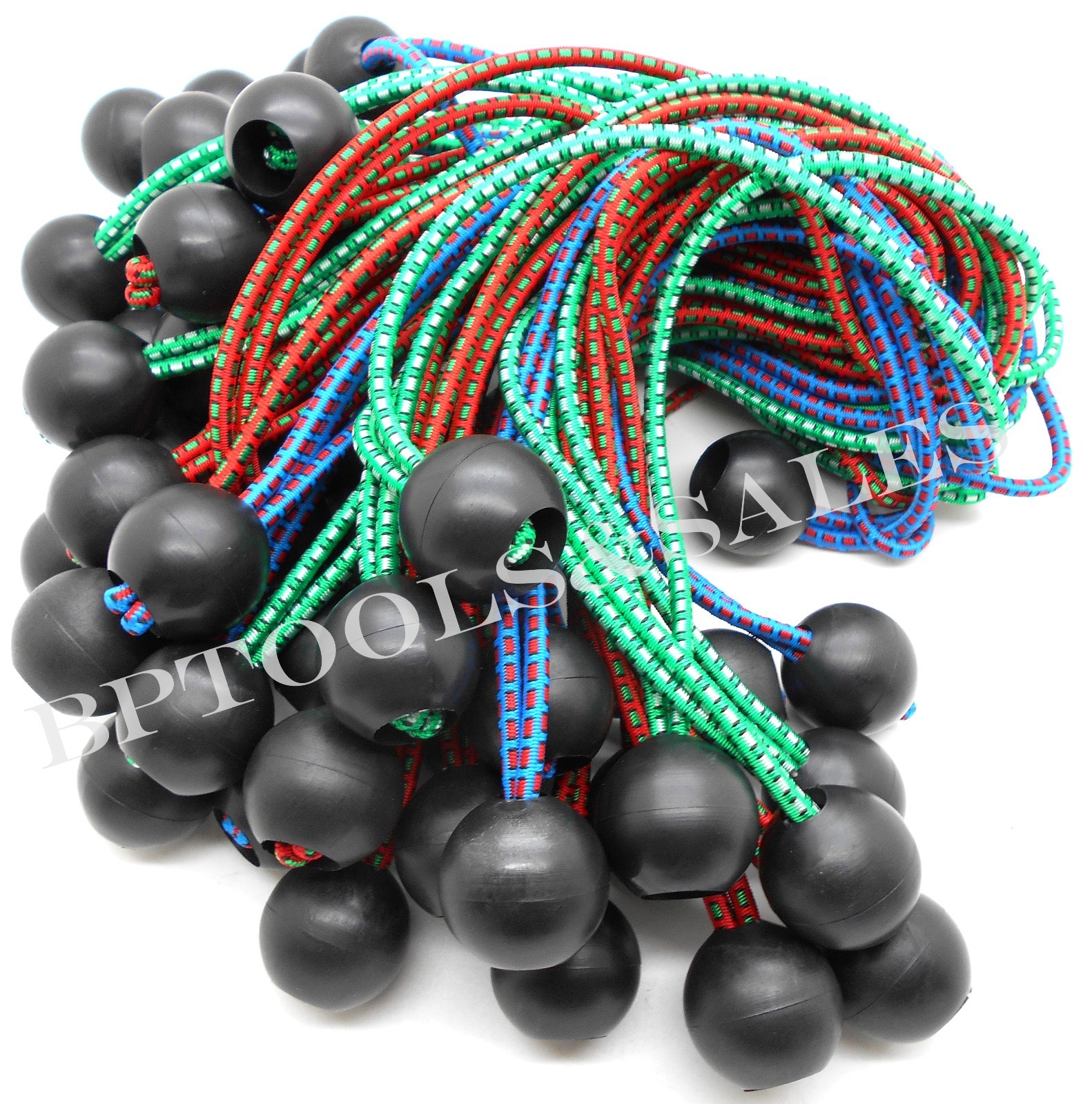 (100) 9" Color Ball Bungee Cord Tarp Bungee Tie Down Strap Bungi Canopy ...