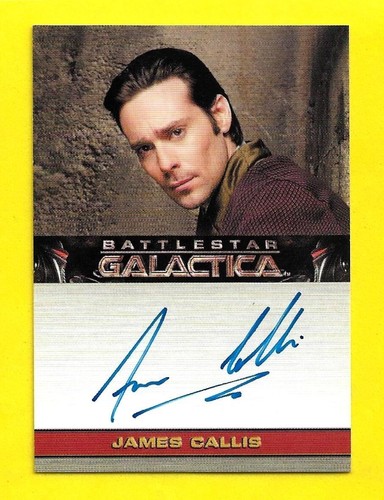2009 Battlestar Galactica Season 4 Autograph James Callis as Dr. Gaius ...