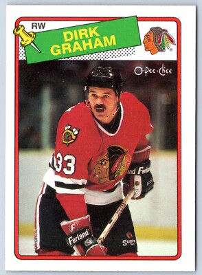 DIRK GRAHAM 1988-89 O-PEE-CHEE 88-89 NO 135 NRMINT+ 40958 | eBay