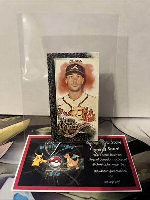 2022 Allen and Ginter Base Mini Black Border #57 Matt Olson - Atlanta ...