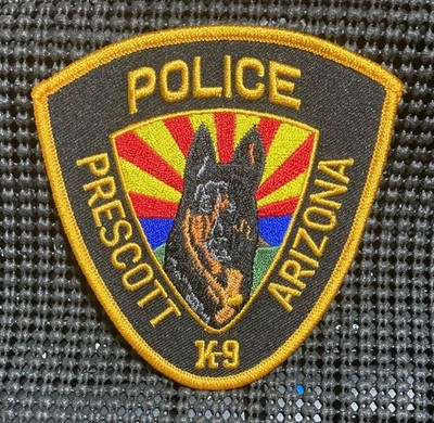 ARIZONA- PRESCOTT POLICE DEPARTMENT- K-9 UNIT- GREAT PATCH- YAVAPAI ...