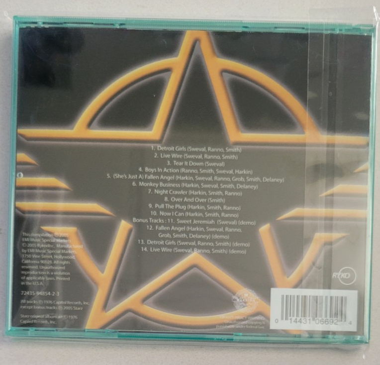 Starz ST CD Rykodisc RCD 10669 Near mint | eBay