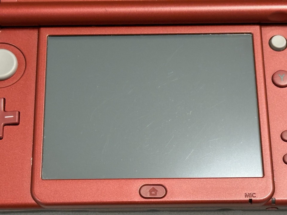 New Nintendo 3DS XL Red Handheld System Console US Version TESTED ...