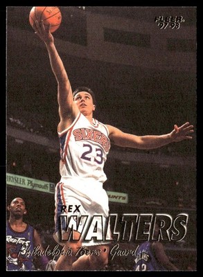 1997-98 Fleer Rex Walters Philadelphia 76ers #66 | eBay