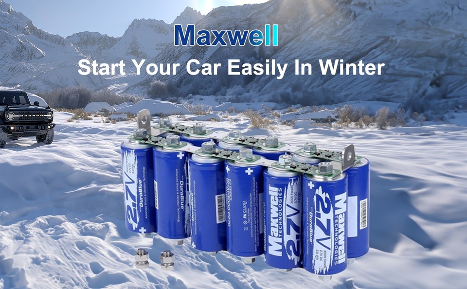 Maxwell 16V 1000F Super Audio Capacitor Battery 12pcs 2.7V3000Farads ...