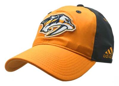 Adidas Mens Nashville Predators Coach Flex Fit Hat Baseball Cap HNL ...