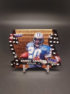 Barry Sanders 1997 SB Pro Line III DC REWIND DIE-CUT #68 NM or BETTER ...