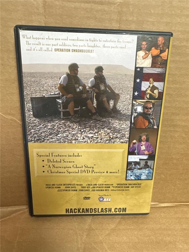 Hack & Slash Operation Swashbuckle DVD 2004 Slash Montant & Sir Nigel ...