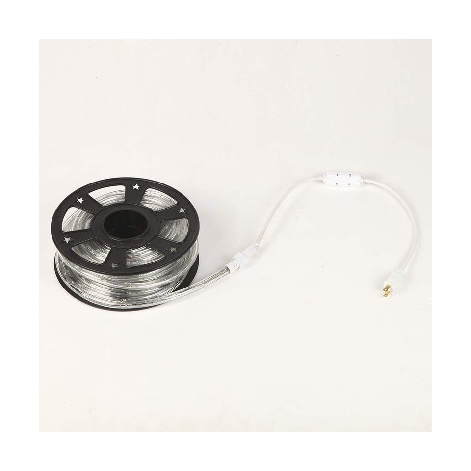 50ft 360 LED Waterproof Rope Lights,110V Connectable Indoor Outdoor Led ...