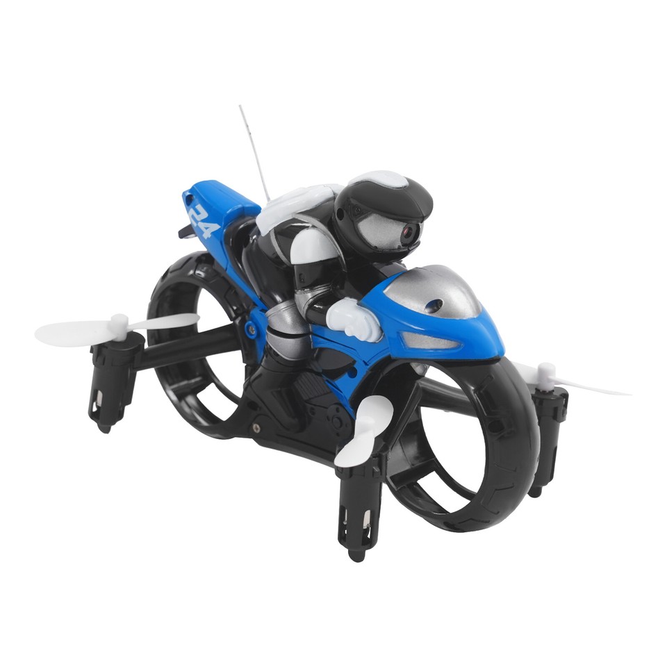 2 in 1 RC Flying Motorbike and Drone Remote Control Motorcycles Toy ...