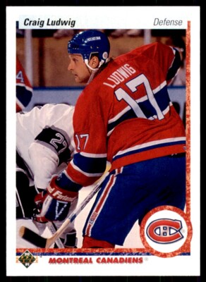 1990-91 Upper Deck Craig Ludwig Hockey Cards #186 | eBay