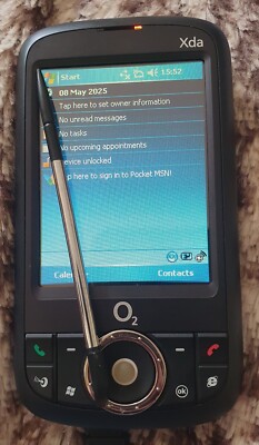 O2 Xda Orbit HTC ARTE200 2MP Black Mobile Phone PDA Windows WORKING ...