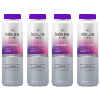 Leisure Time Defender for Spas and Hot Tubs 1 qt - 4 Pack | eBay