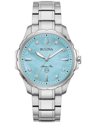 Bulova 96P248 Reloj Mujer Marine Star 38mm 10ATM | eBay