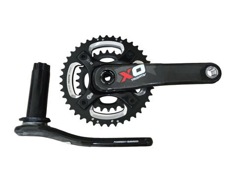 SRAM XO Truvativ Carbon MTB Crankset Retro NOS 42T 28T 10 speed 175mm ...