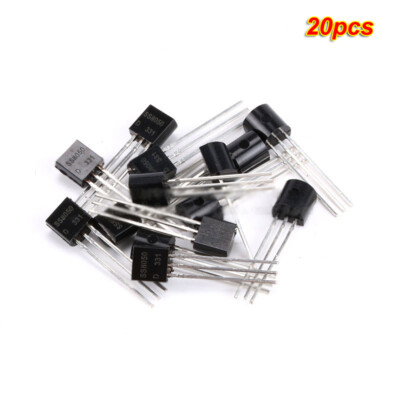 20pcs DIP Transistors SS8050 TO-92 NPN 25V/1.5A transistor Copper feet ...