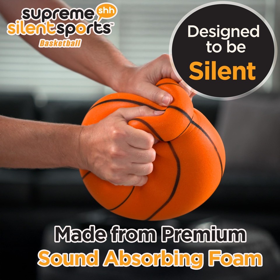 Basketball | Quiet Indoor Safe Premium Foam Ball for Training ...