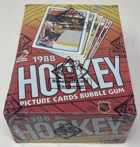 1988-89 TOPPS NHL Hockey Card BOX 36 Unopened Wax PACKS Sealed BBCE ...