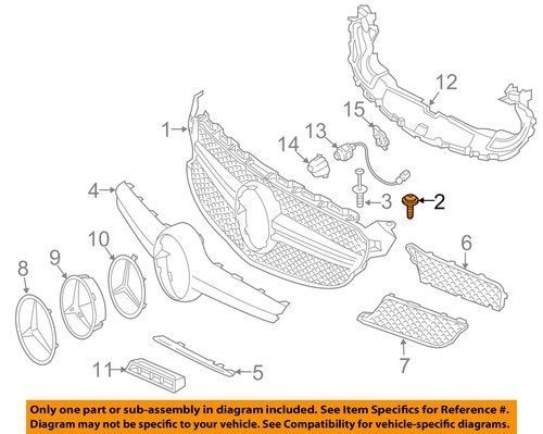 MERCEDES OEM CLA250 Headlamp-Front Lamps-Headlamp Assembly Screw ...