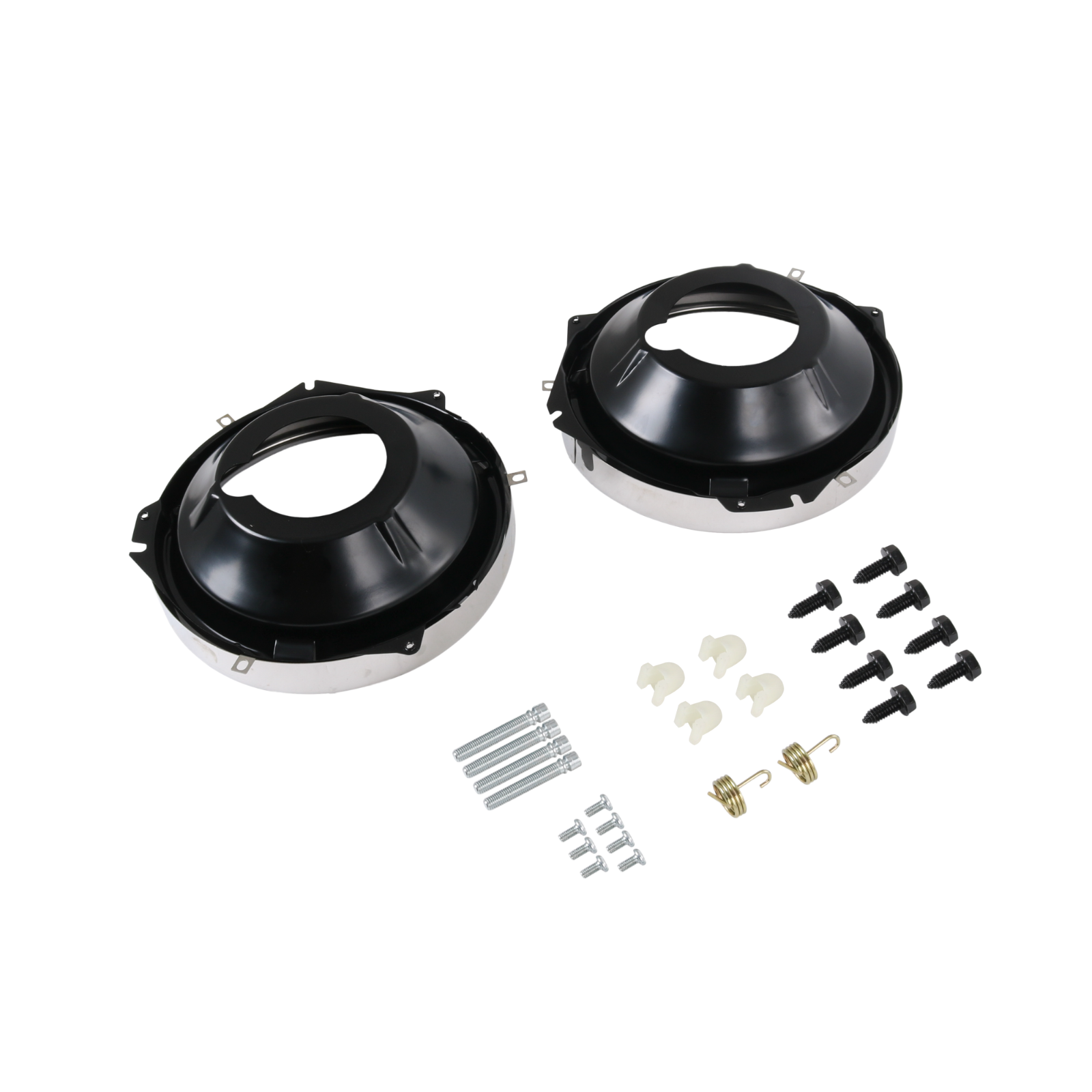 Headlamp Retaining Ring Mounting Bucket 28pc Kit w/ hardware Camaro ...