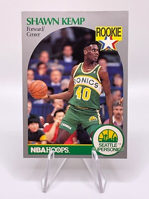 Shawn Kemp 1990-91 NBA Hoops #279 Rookie RC Seattle Supersonics 1 Owner ...