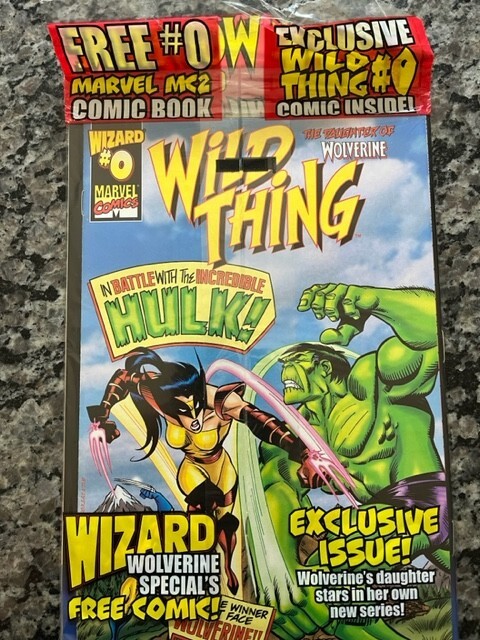 WIZARD Magazine WOLVERINE SPECIAL EDITION 1999 Sealed Bag + WILD THING ...