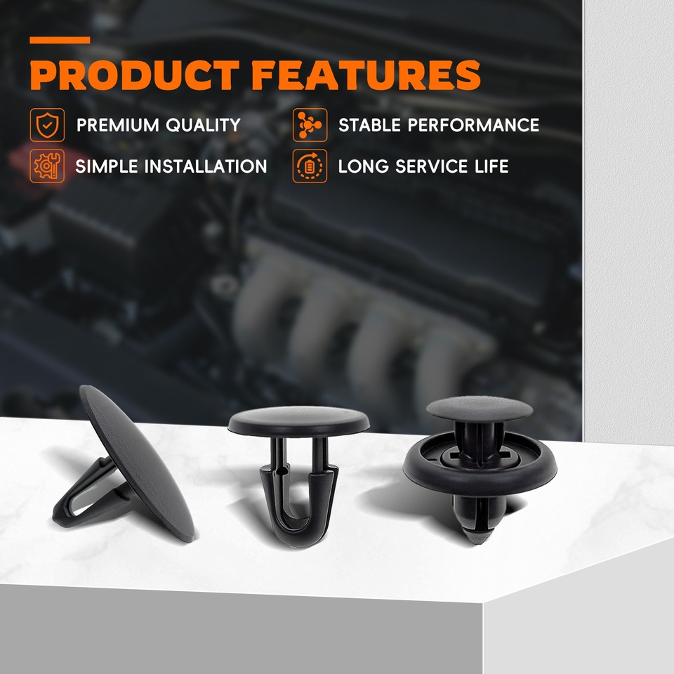 For Toyota 4Runner Fender Door Hood Bumper Car Trim Clips Body Retainer ...