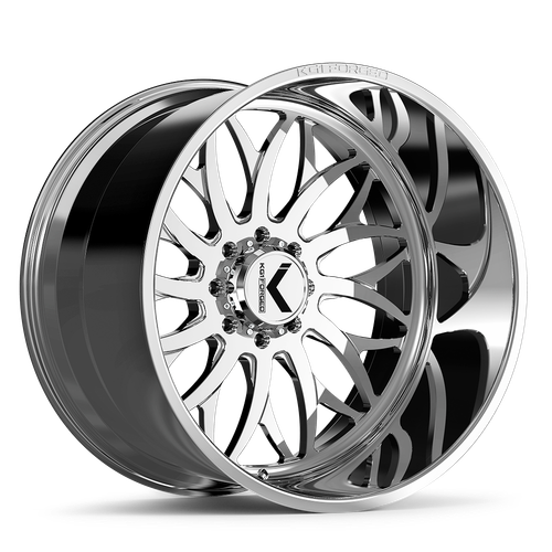 22x14 KG1 Forged KF022 Galactic Polished Wheels Blank (-76mm) Set of 4 ...
