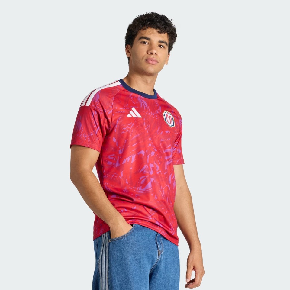Adidas 2026 Costa Rica Home Soccer Jersey Men's CLIMACOOL Size S | eBay