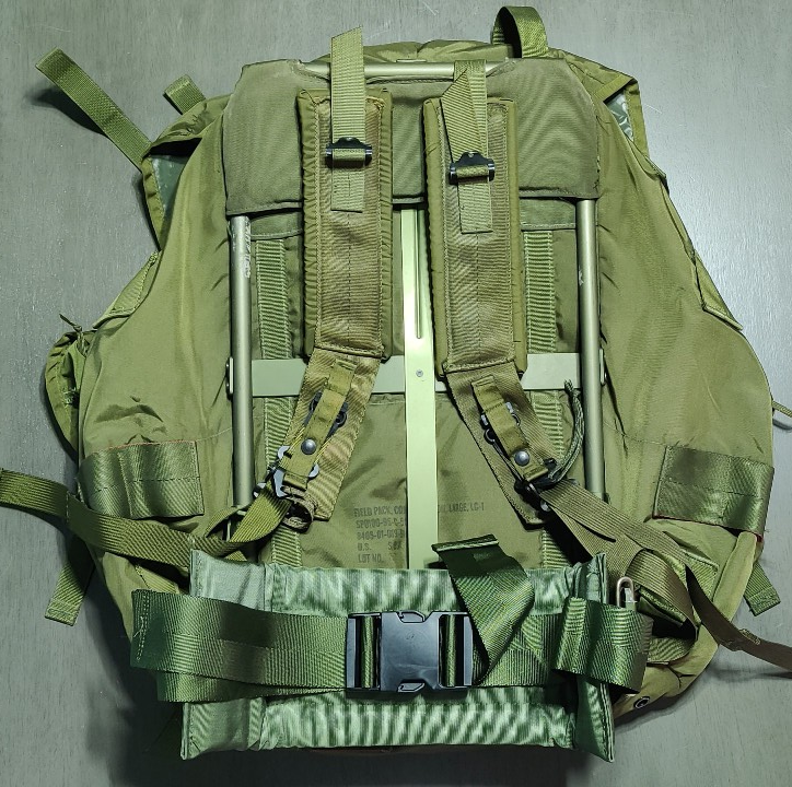 A+ Genuine US Military ALICE LC-1 Nylon Field Pack Complete LARGE Ruck ...