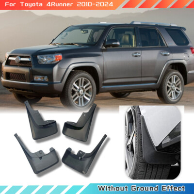 For TOYOTA 4Runner 2010-2024 4Pcs Front & Rear Molded Splash Guards Mud ...