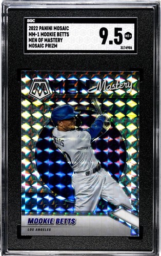 2022 Panini Mosaic - Men of Mastery Mookie Betts #MM-1 Mosaic Prizm for ...