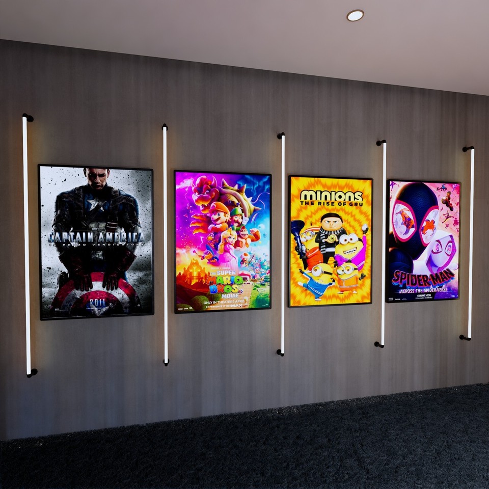 Custom Ultra-Thin Cinema LED Light Box,Ultra Slim LED Menu Board Light ...
