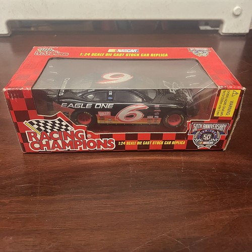 1998 #6 MARK MARTIN EAGLE ONE FORD TAURUS 1/24 RACING CHAMPIONS CAR NIB ...