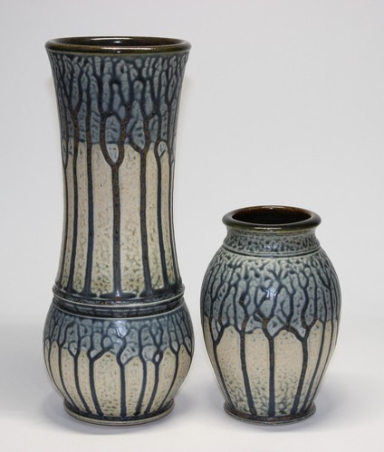 2 FRANK STOFAN (PENNSYLVANIA) STUDIO POTTERY VASES | eBay
