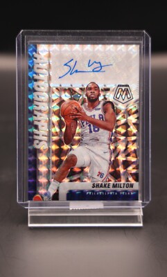 2020-21 Panini Mosaic AUTO Mosaic Shake Milton #AM-SMI AUTOGRAPHED | eBay